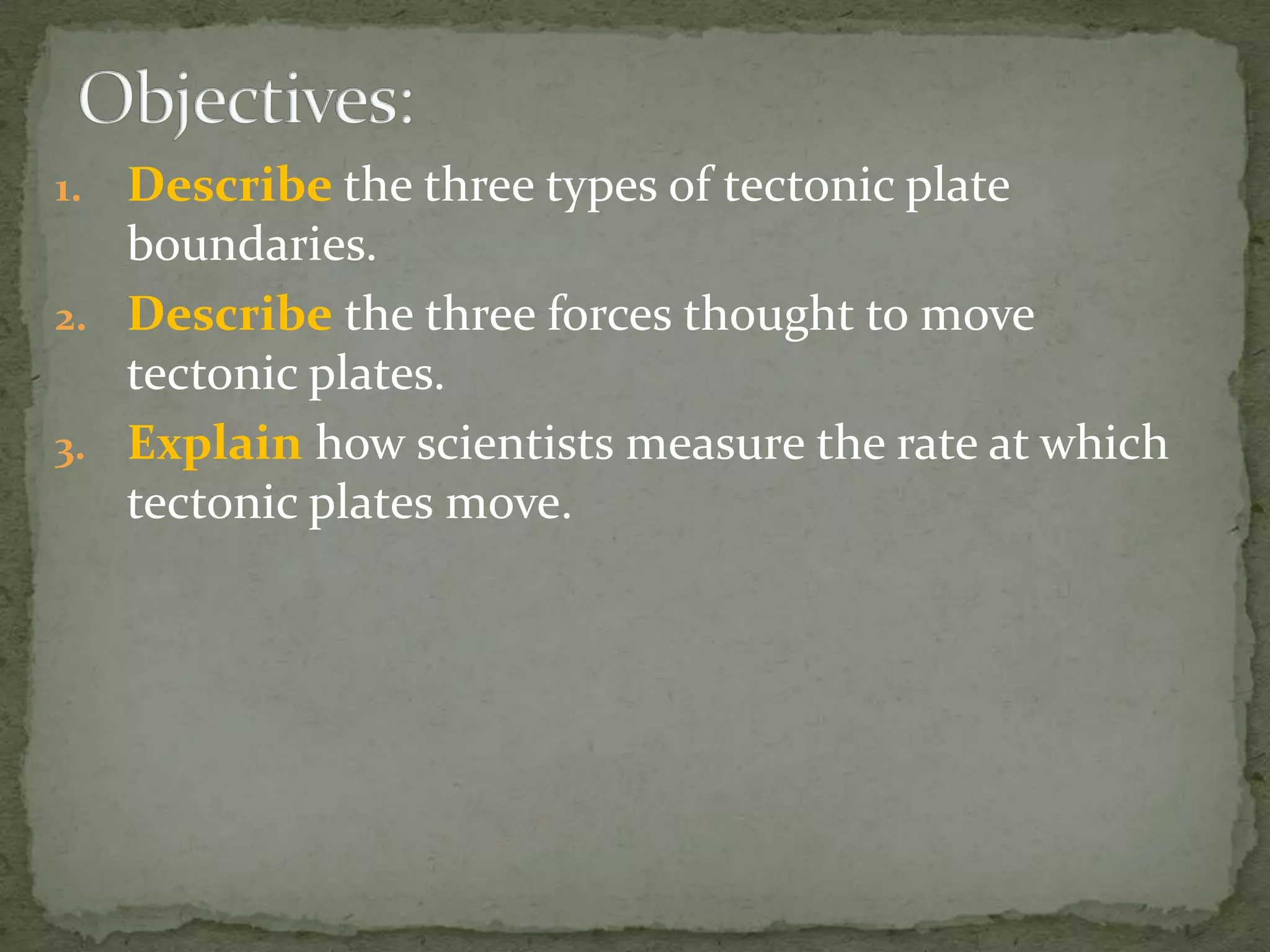 Earth Science 4.3 : The Theory of Plate Tectonics | PPTX