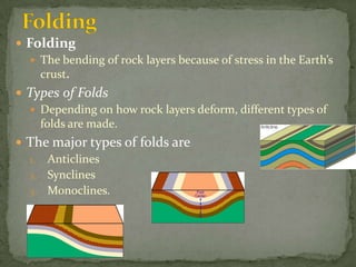 Earth Science 4.4 : Deforming the Earth's Crust | PPTX