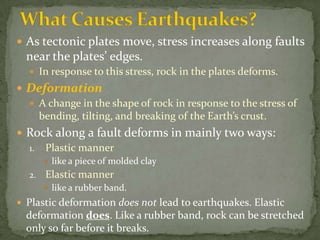 Earth Science 5.1: What are Earthquakes? | PPTX