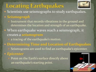 Earth Science 5.2 : Earthquake Measurement | PPTX