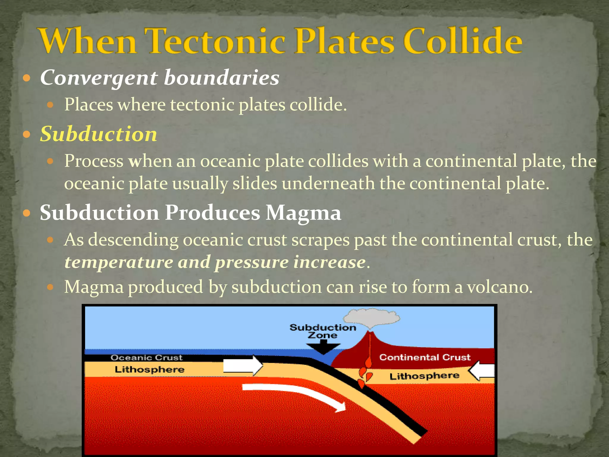 Earth Science 6.3 : Causes of Volcanic Eruptions | PPTX