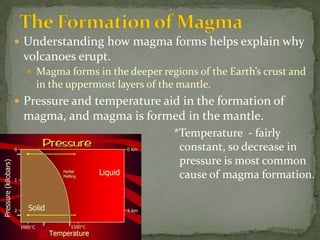 Earth Science 6.3 : Causes of Volcanic Eruptions | PPTX