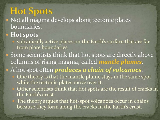 Earth Science 6.3 : Causes of Volcanic Eruptions | PPTX | Geology | Science