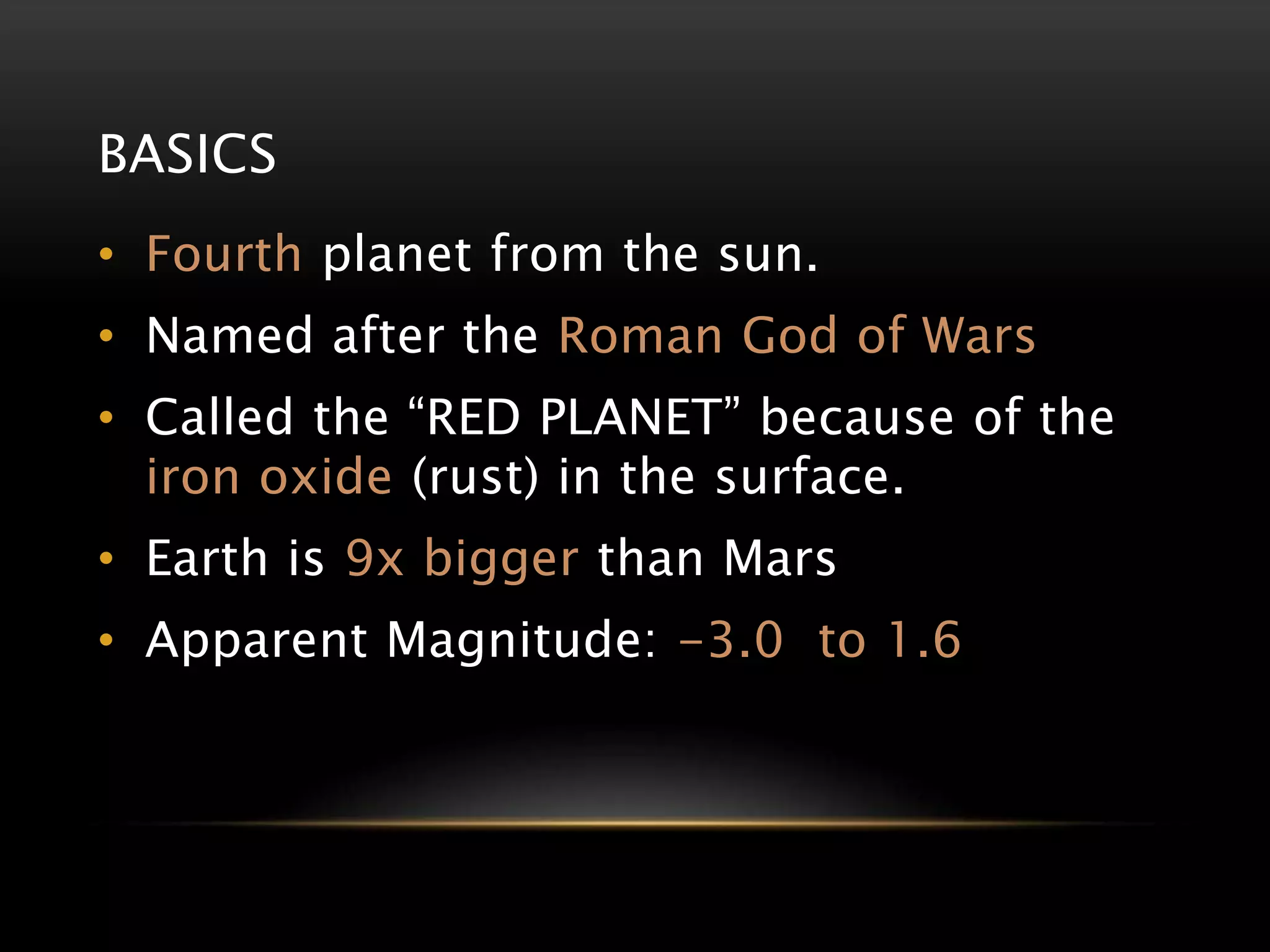 Planet Mars | PPTX