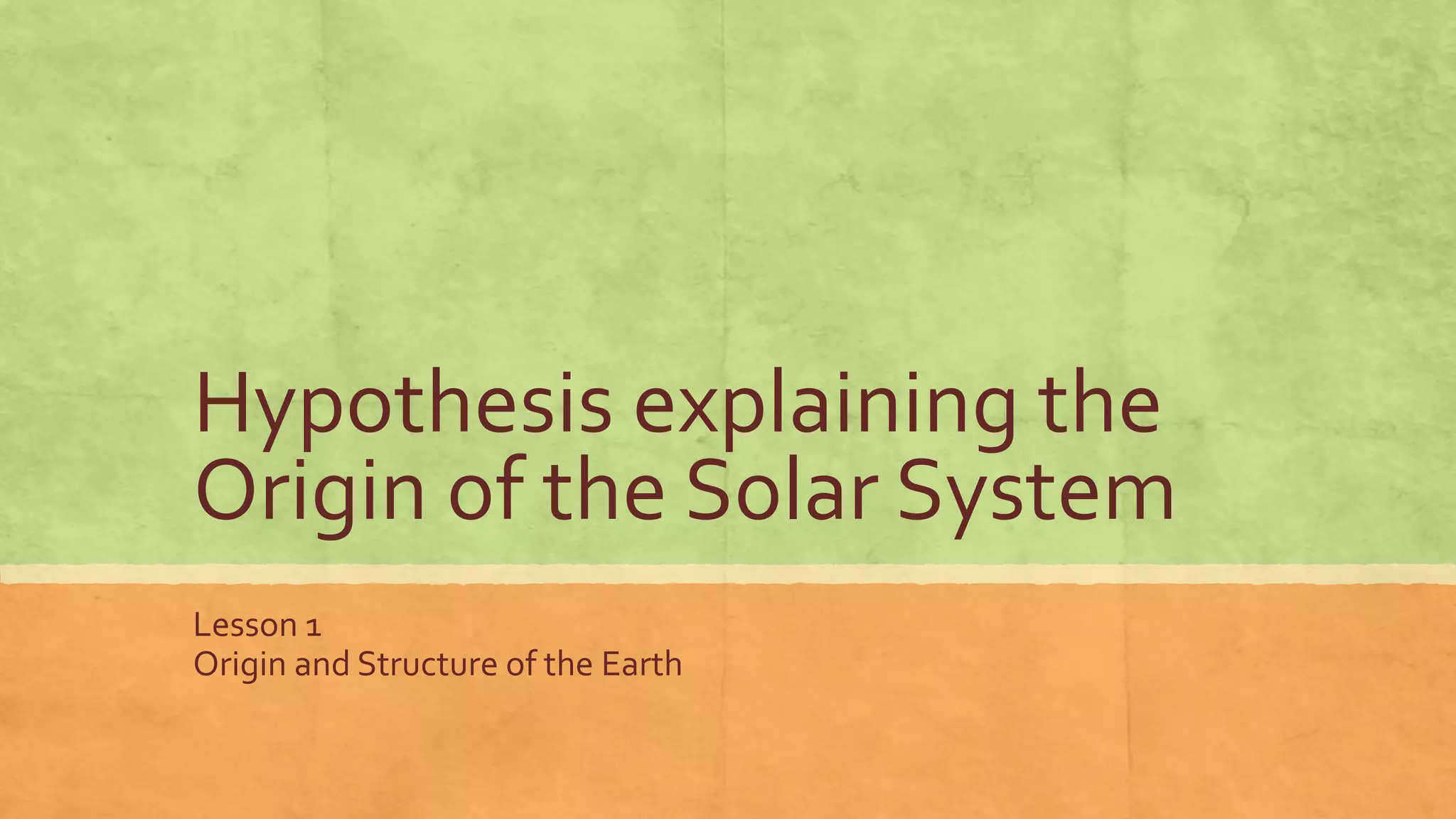 Historical Development of Theories on regards to the Origin of the Universe and Hypothesis ...