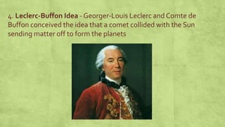 Historical Development of Theories on regards to the Origin of the ...