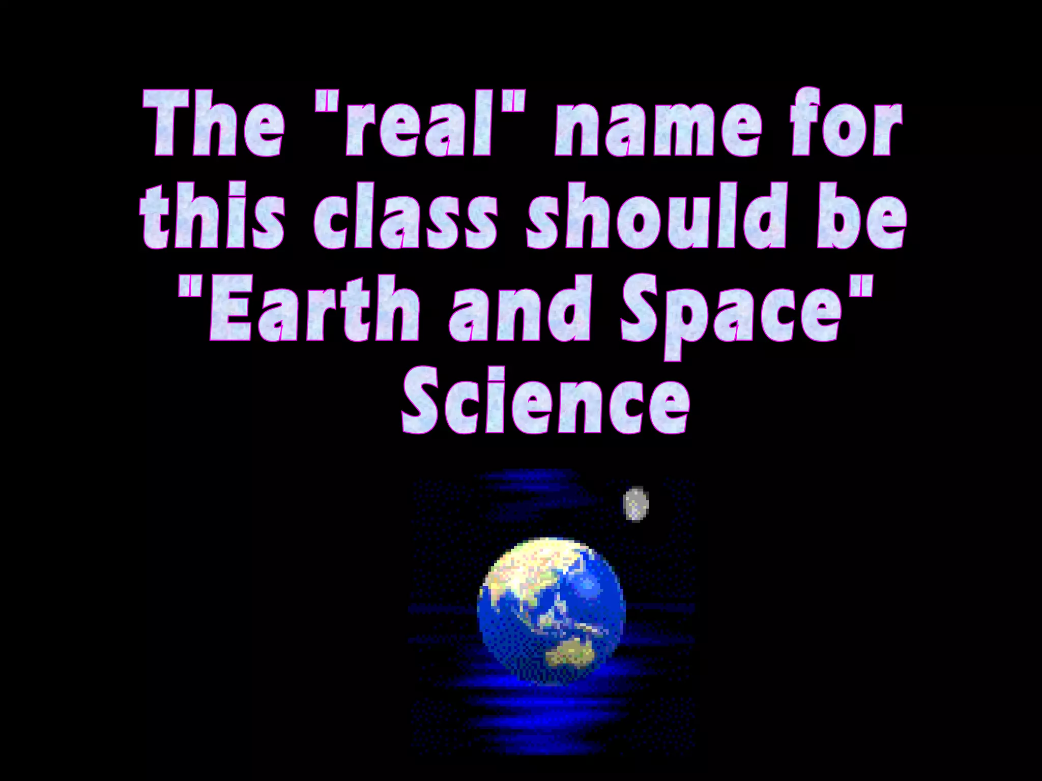Earth science overview | PPT