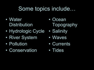 Earth science overview | PPT