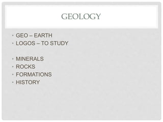 Earth science (part 1) | PPSX