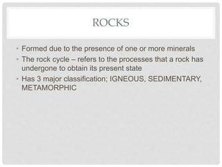 Earth science (part 1) | PPSX