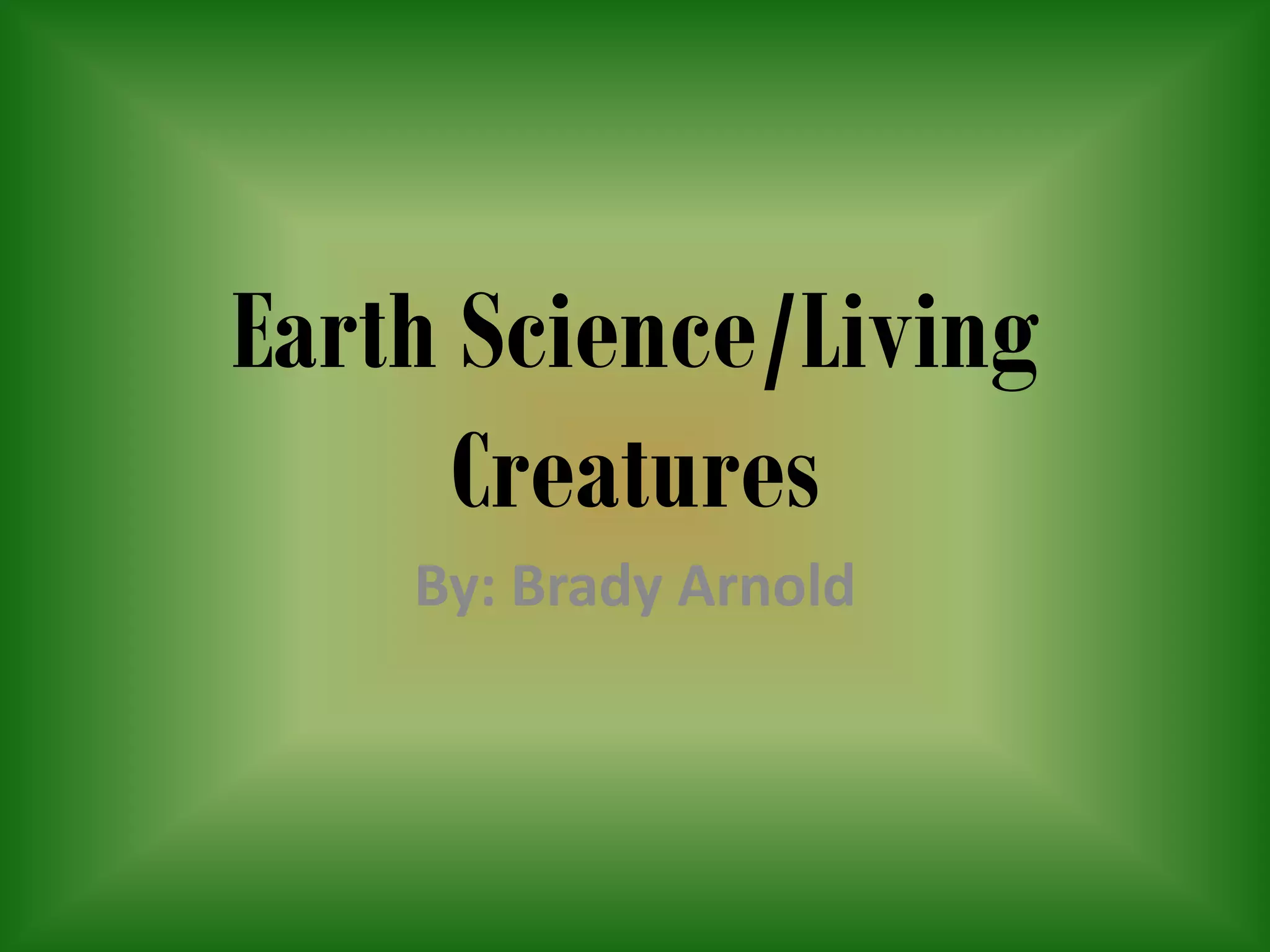 Earth science presentation for tech class | PPT