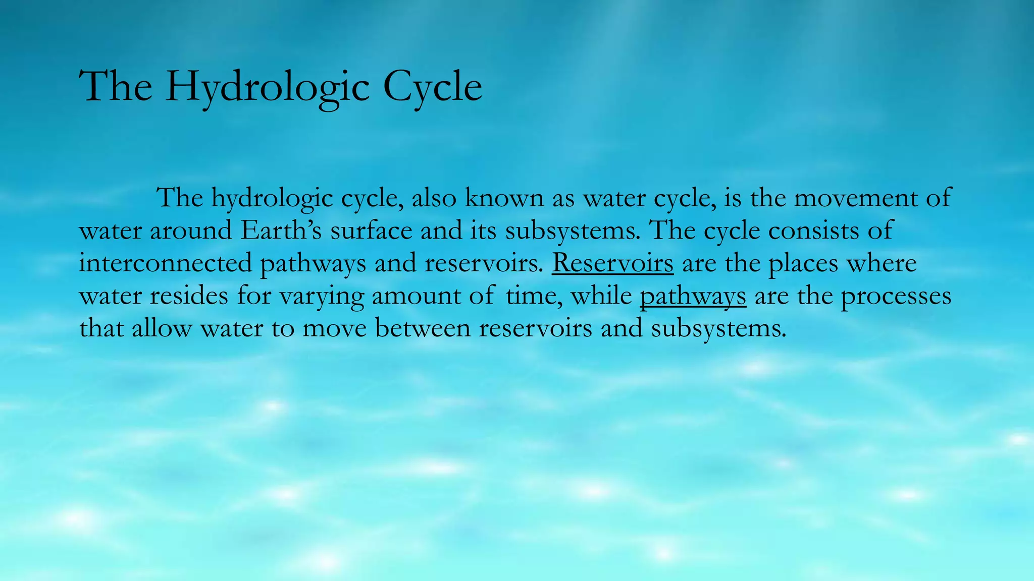 Earth Science: Water Resources | PPTX
