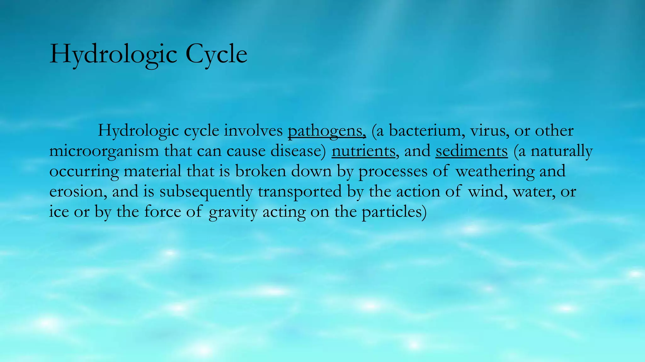 Earth Science: Water Resources | PPTX