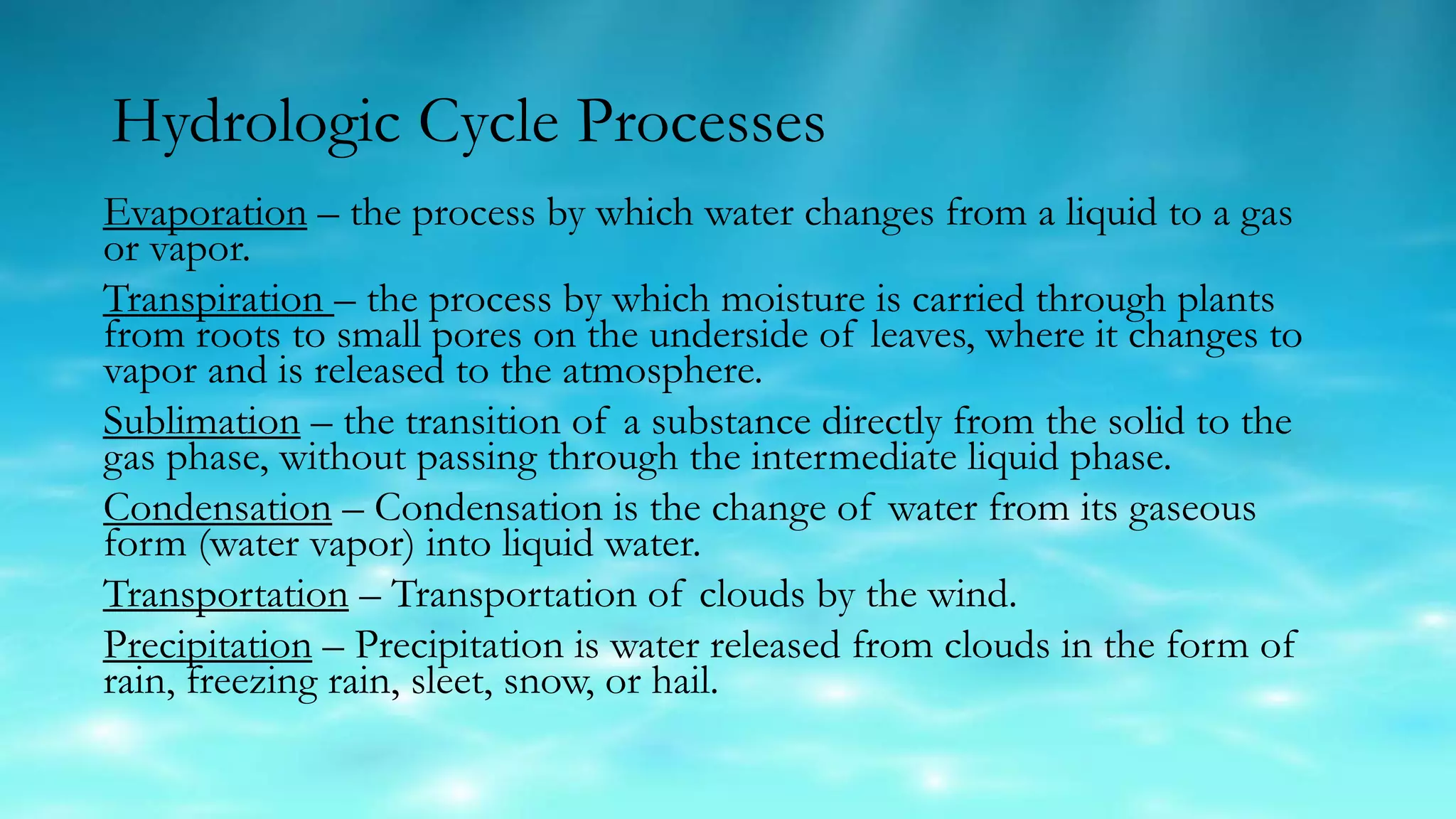 Earth Science: Water Resources | PPTX