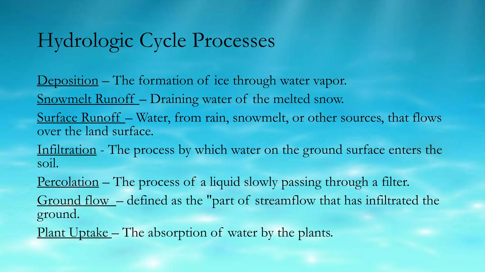 Earth Science: Water Resources | PPTX