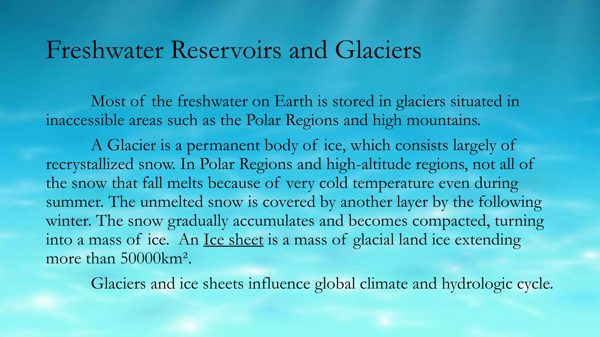 Earth Science: Water Resources | PPTX
