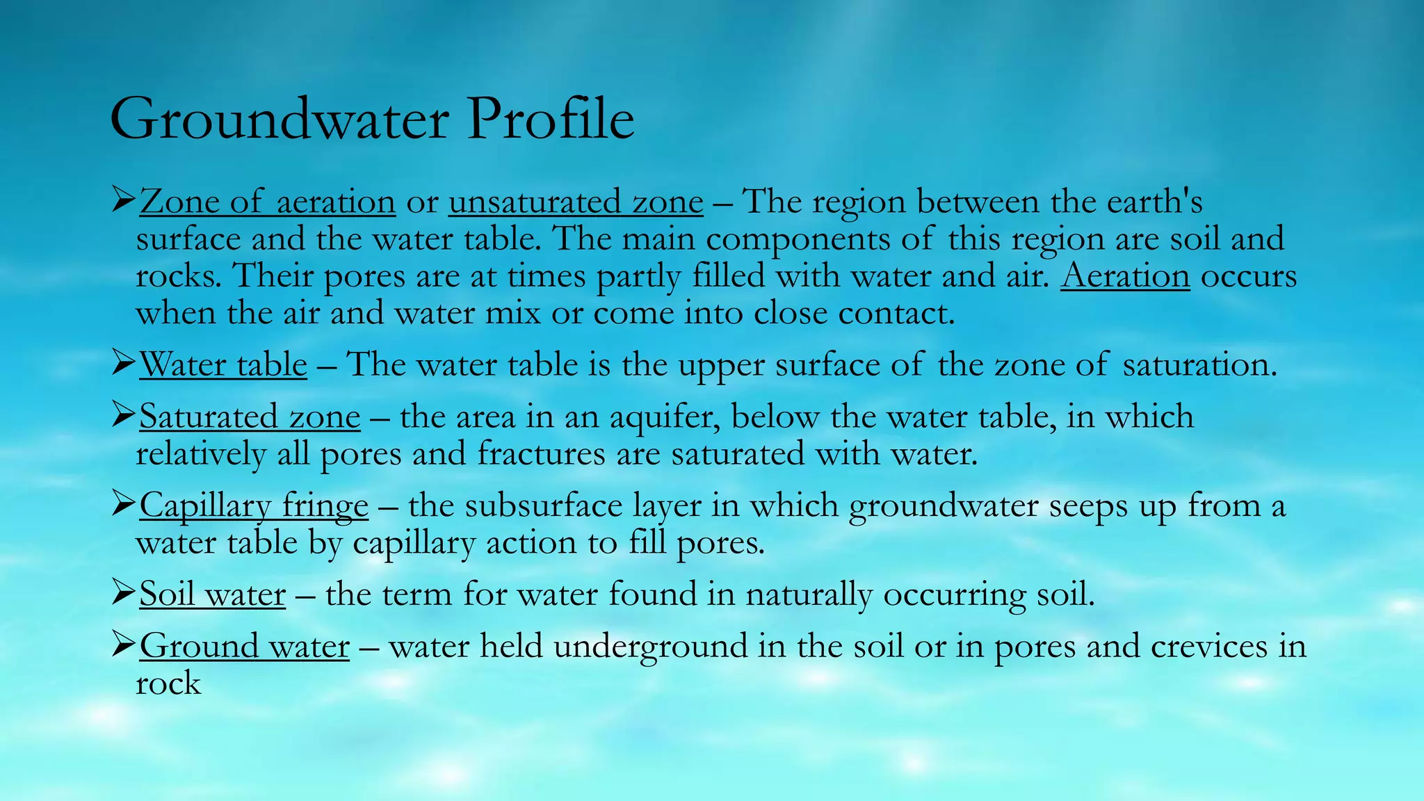 Earth Science: Water Resources | PPTX
