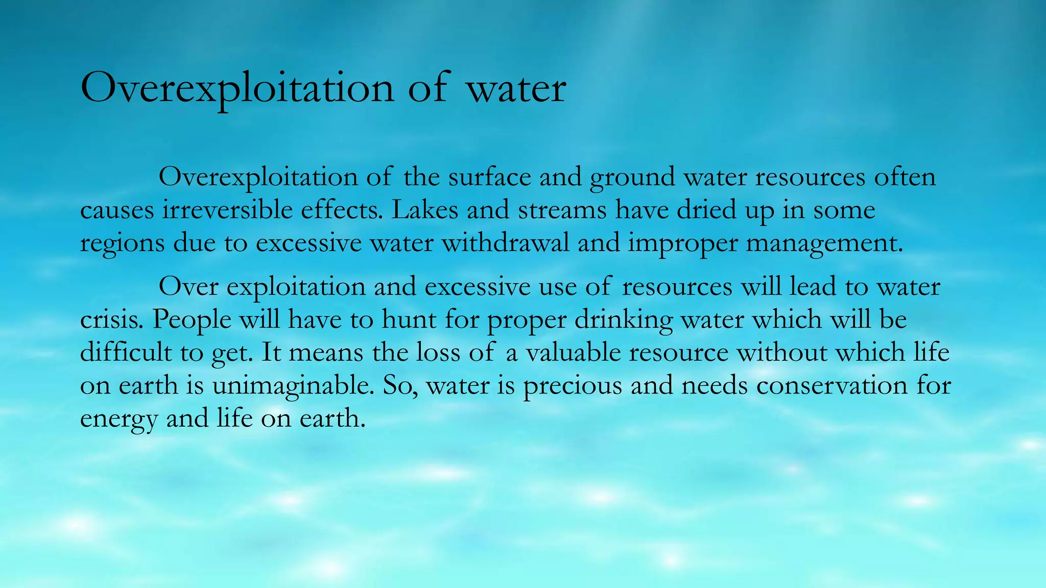Earth Science: Water Resources | PPTX