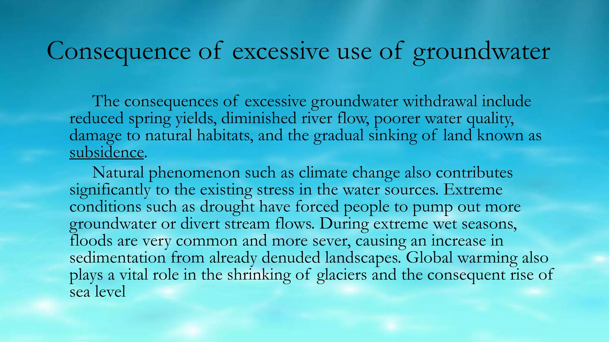 Earth Science: Water Resources | PPTX