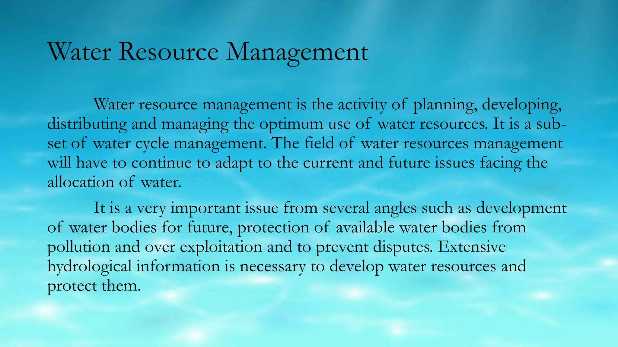 Earth Science: Water Resources | PPTX