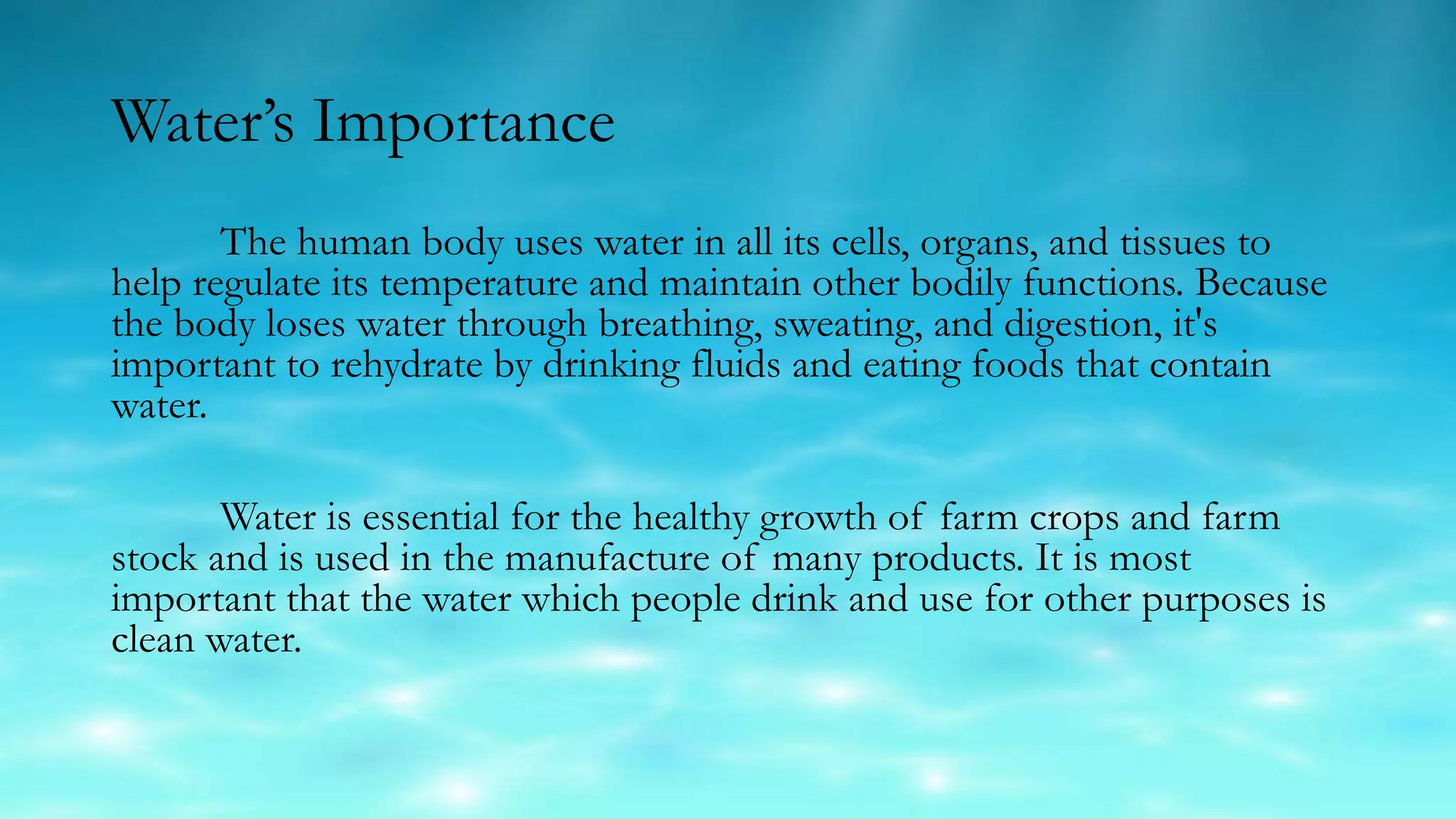 Earth Science: Water Resources | PPTX