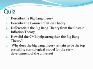 Earth science the origin of the universe | PPTX