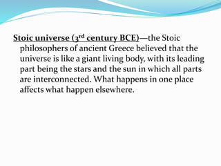 Earth science the origin of the universe | PPTX