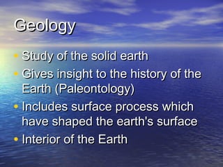 Earth science unit 0 introduction | PPT