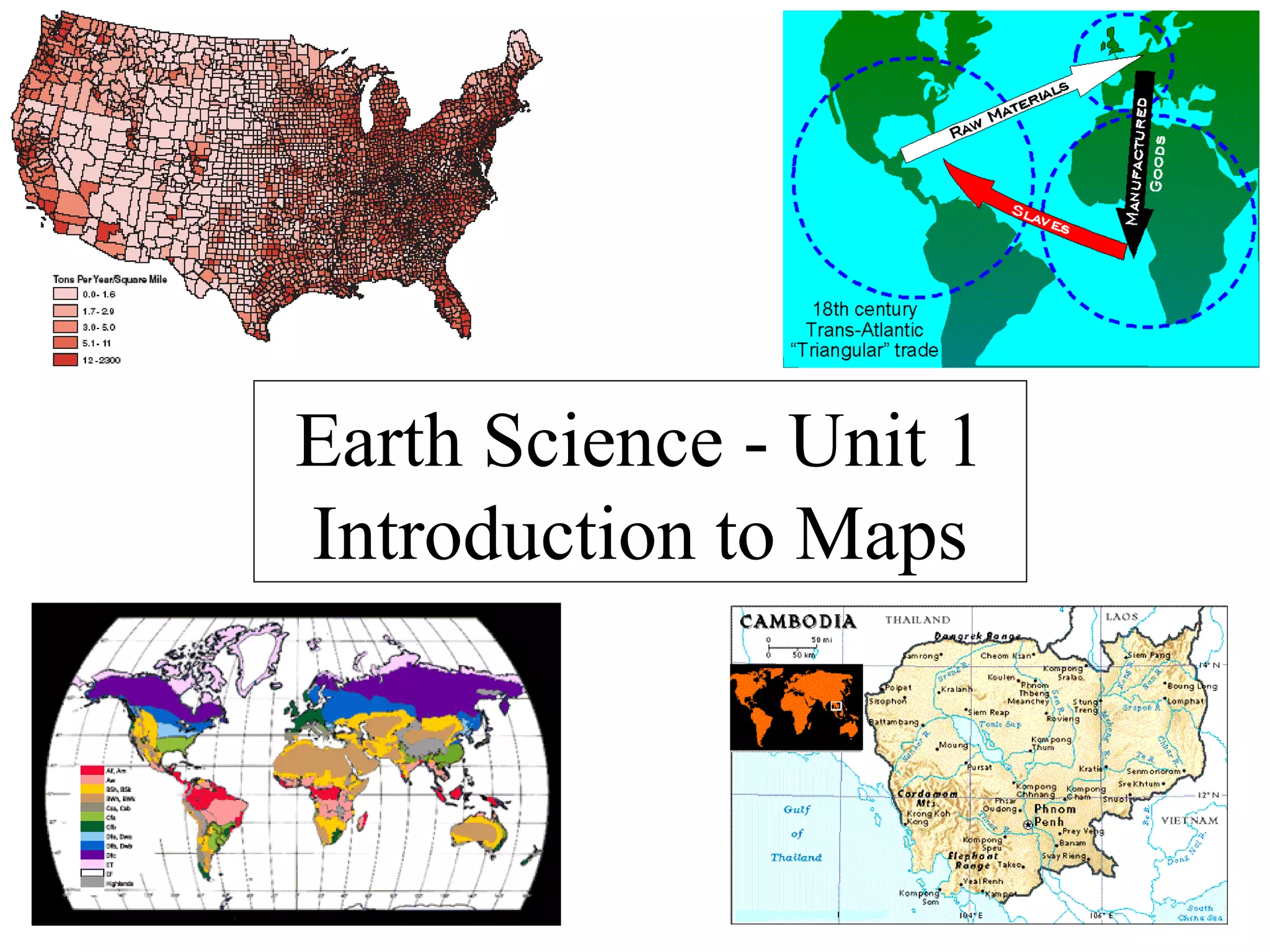 Earth science unit 1 introduction to mapping | PPT