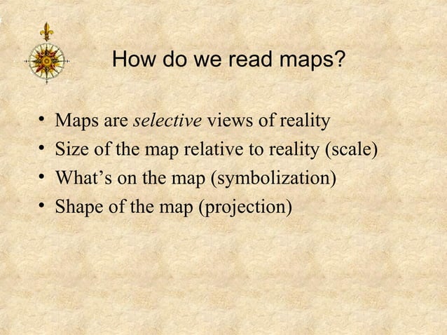 Earth science unit 1 introduction to mapping | PPT