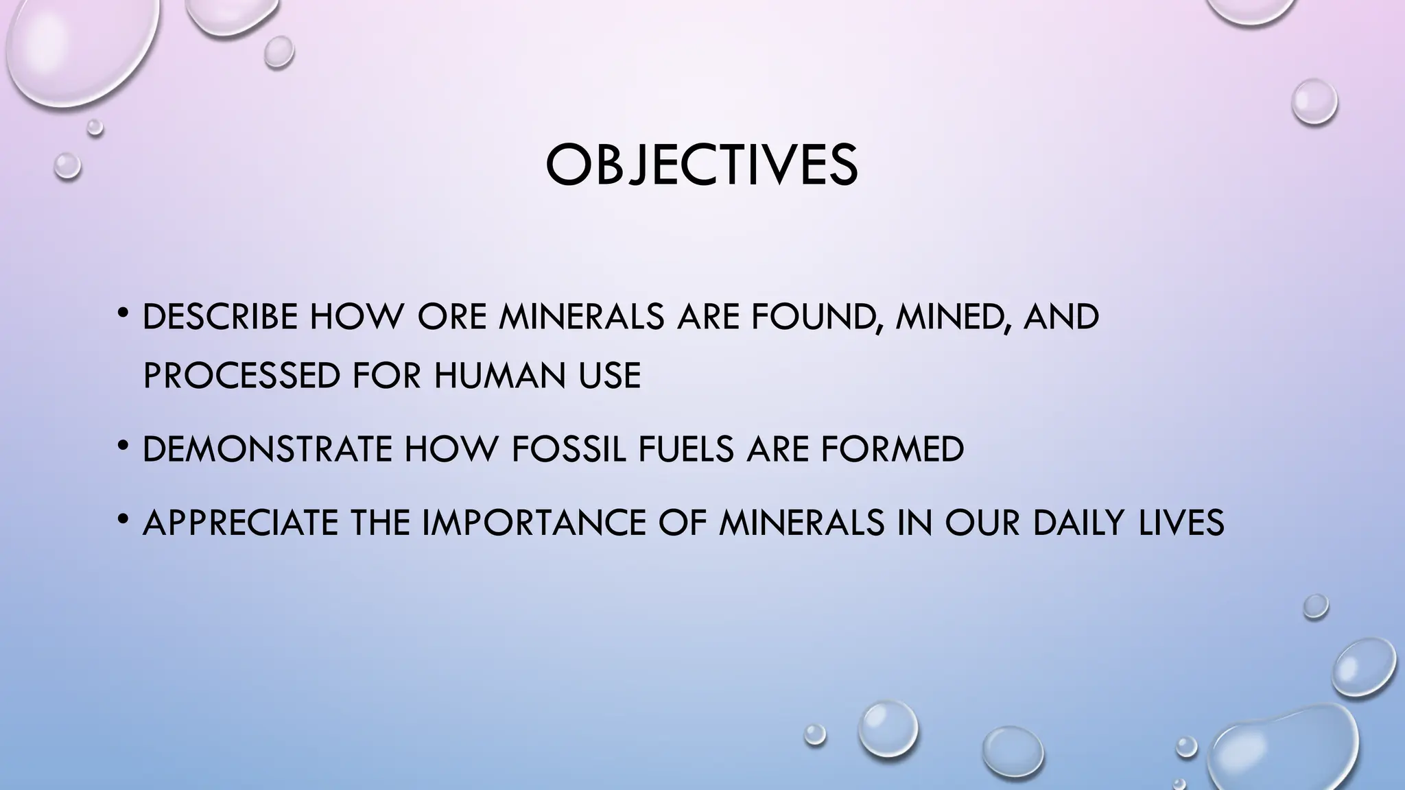 Earth Science Powerpoint presentation for Rock and minerals | PPTX
