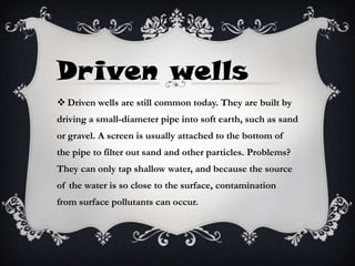 Spring, Well, Caverns, and Geysers | PPT