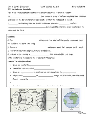 Earth's dimensions np1 | PDF