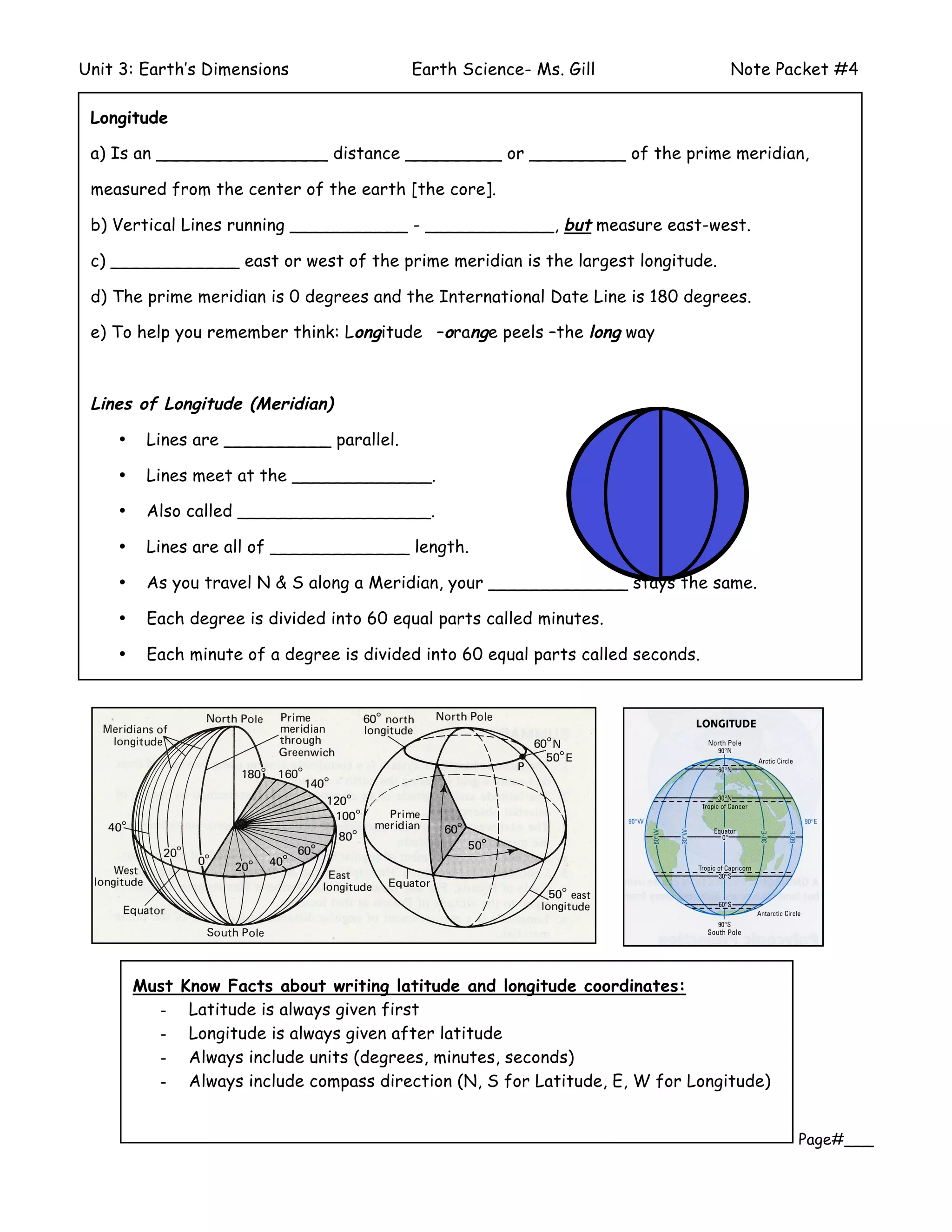 Earth's dimensions np1 | PDF