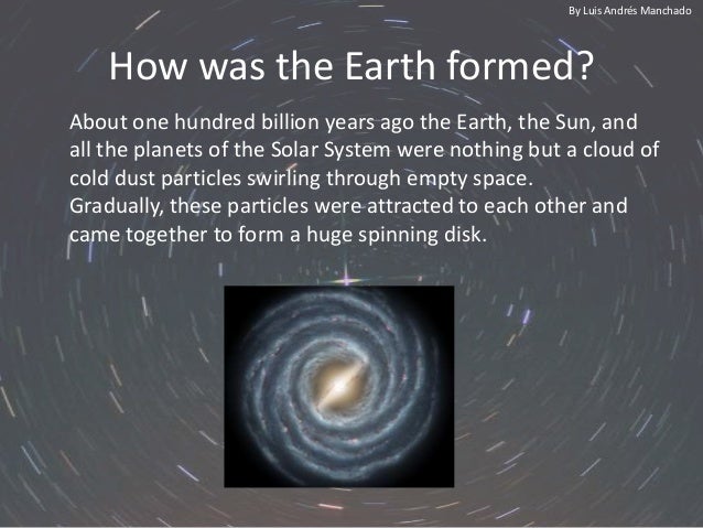 Earth's formation