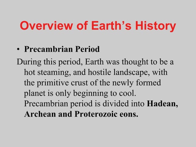 Earth's History.ppt