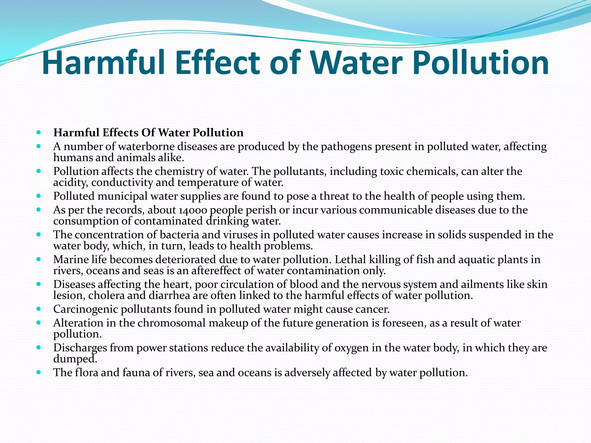 Earth's hydrosphere and water pollution | PPTX