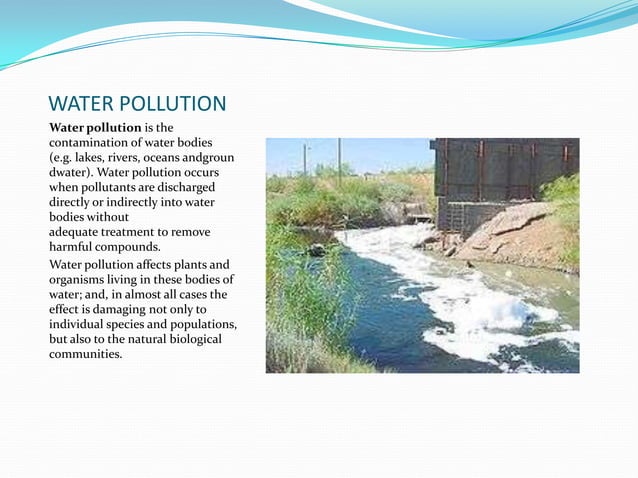 Earth’s hydrosphere & water pollution | PPT