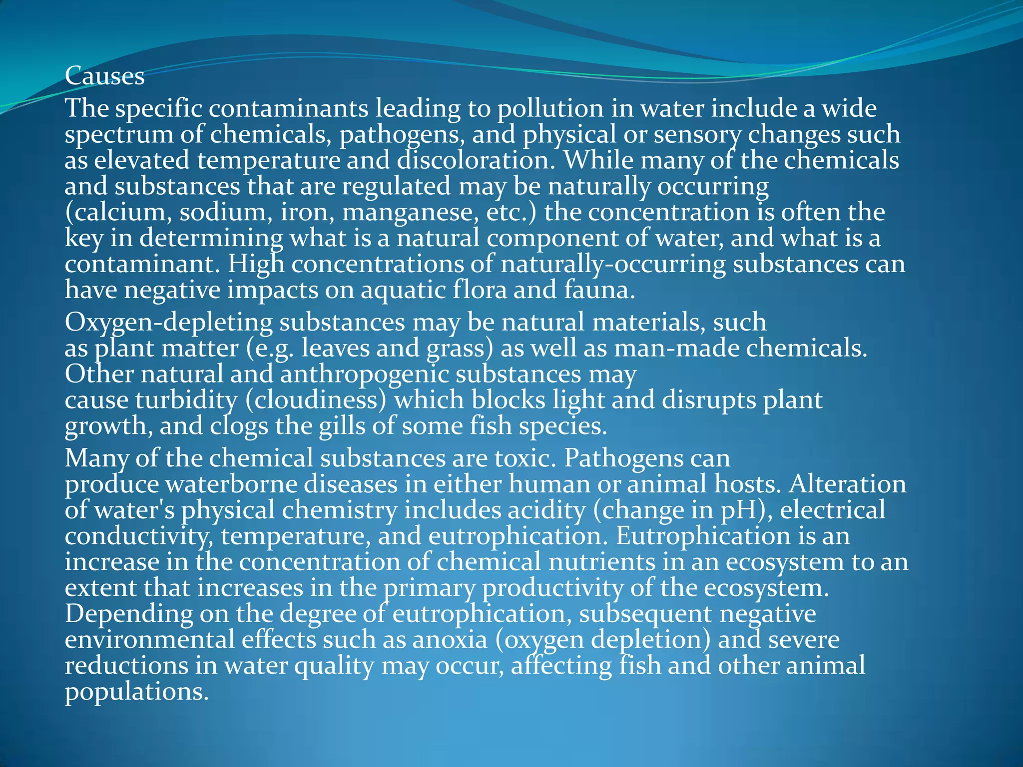 Earth’s hydrosphere & water pollution 2 | PPT