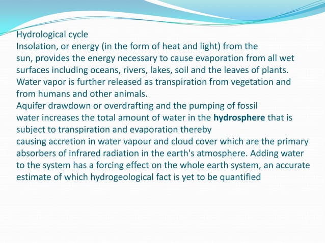 Earth’s hydrosphere & water pollution 2 | PPT
