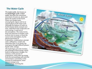 Earth’s hydrosphere & water pollution 2 | PPT