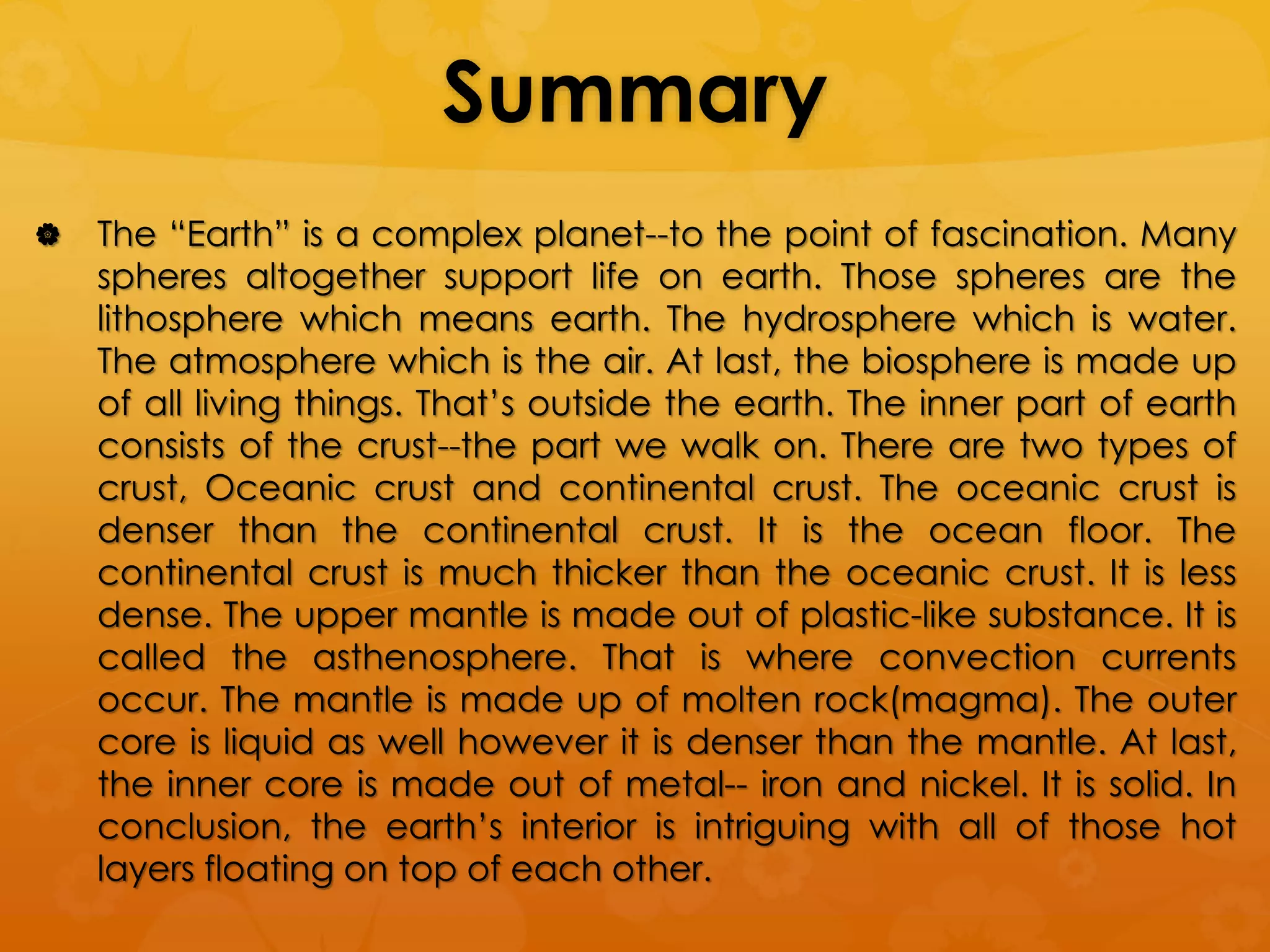 Earth's Interior | PPTX | Geology | Science