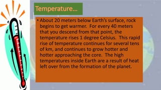 EARTH’S INTERIOR Layers of the earth.pptx