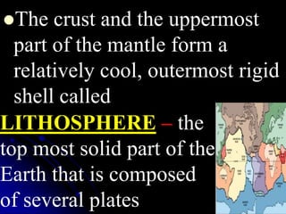 earth's interior SCIENCE 10 QUARTER 1.ppt