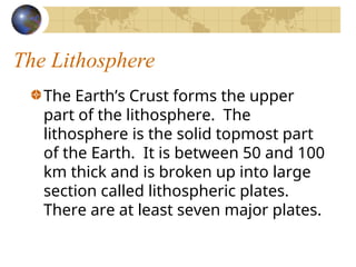 Earth’s Interior structure of earth core crust mantle.ppt
