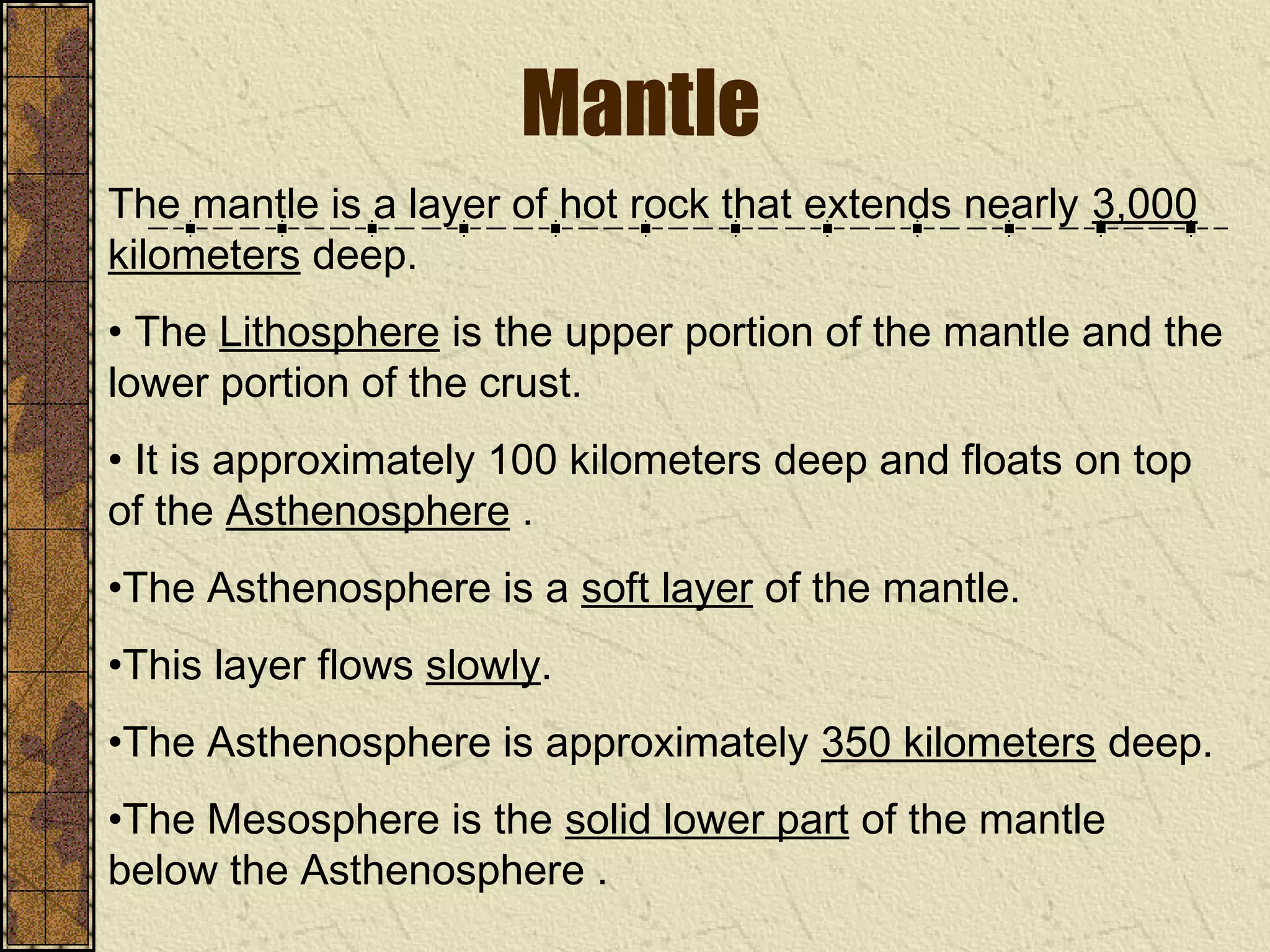 Earth’s interior and pt notes | PPT
