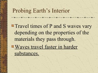 Earth's Interior | PPT