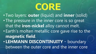Earth's Internal Structure | PPTX