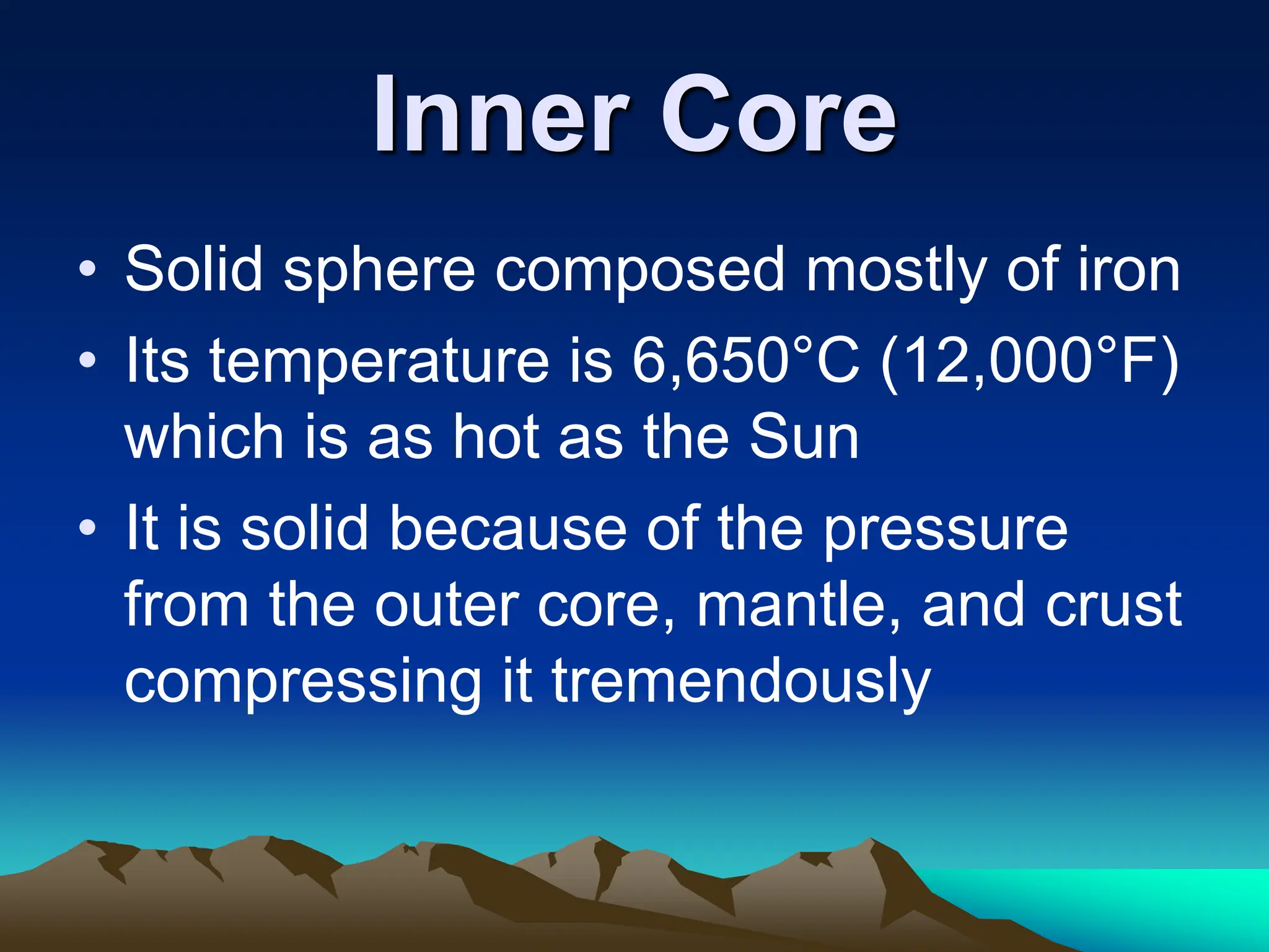 Internal Layers of the Earth: Crust, Mantle, Core | PPT