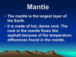Internal Layers of the Earth: Crust, Mantle, Core | PPT